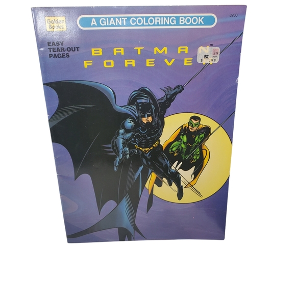 DC Comics | Other | Vintage 995 Batman Forever Vintage Coloring Golden ...